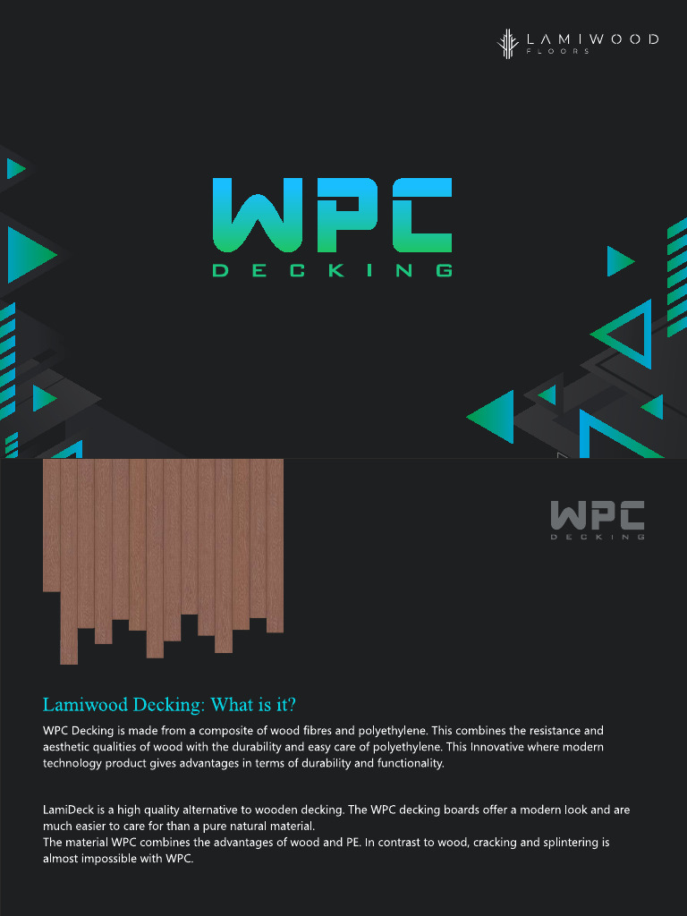 Lamiwood - WPC - Product Catalogue | PDF