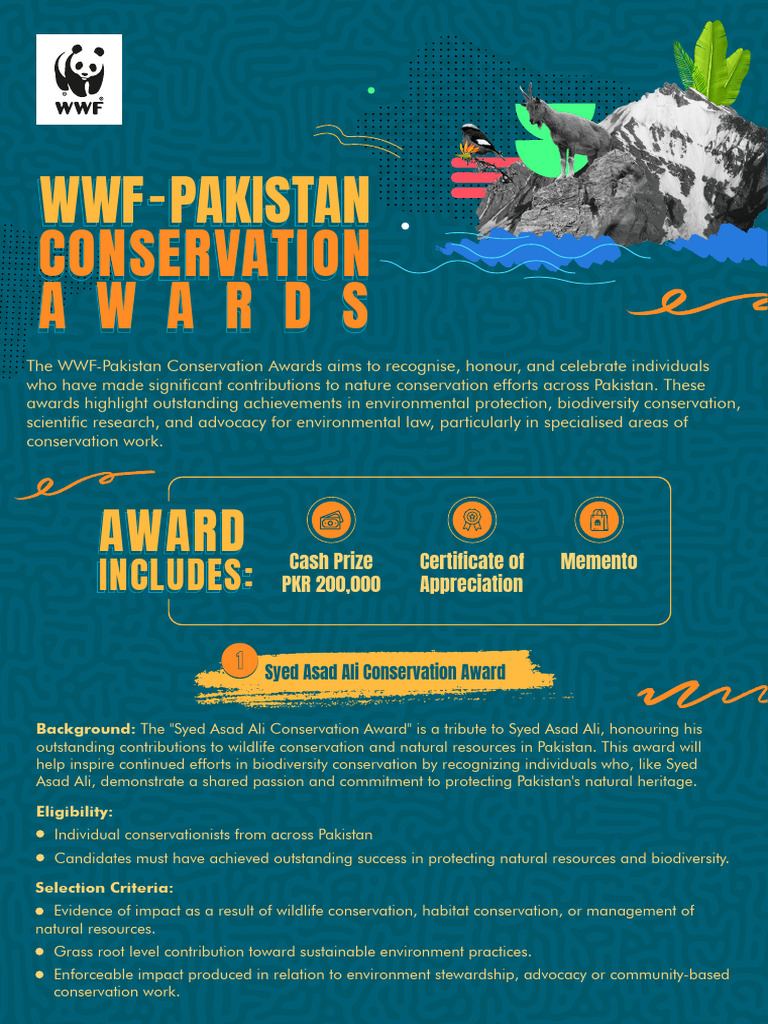 WWF-Pakistan Conservation Awards | PDF | Conservation Biology ...