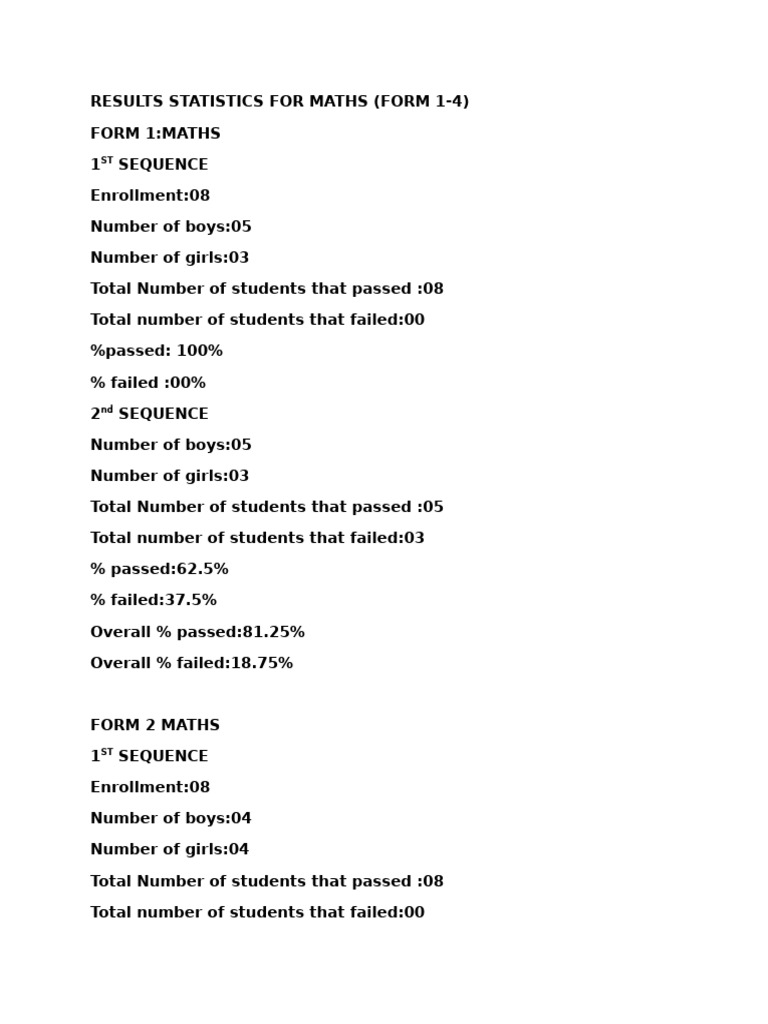 Subject Statistics For Maths, Phy and Add - Maths | PDF | Mathematics