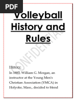 Project File - Volleyball | PDF | Volleyball | Teams