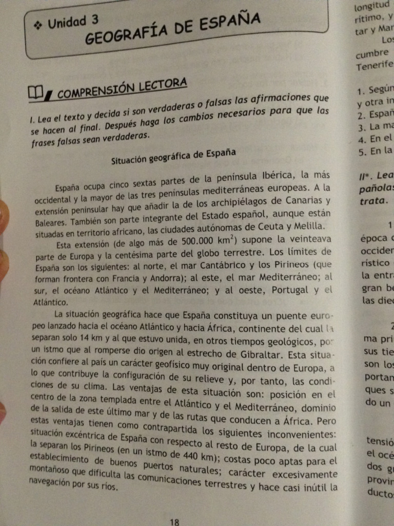Unidad 3 Geografia de España | PDF