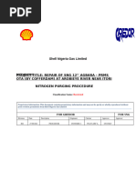 Nitrogen Purging Procedure for Gas Pipeline | PDF