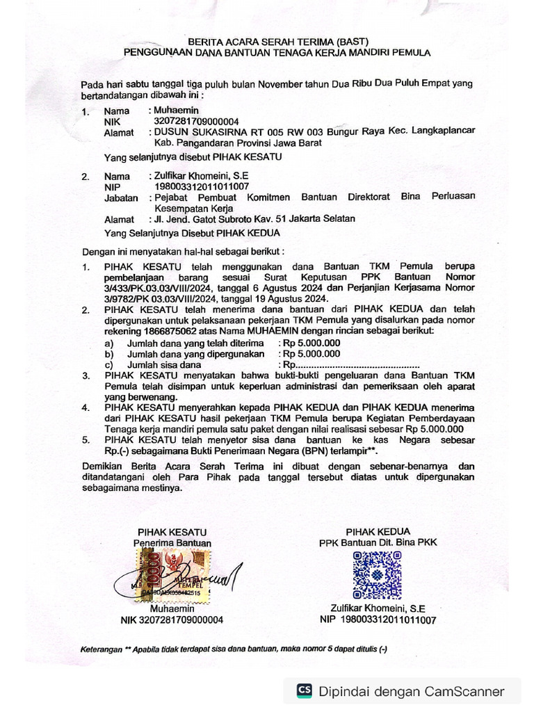 Bast 2024 TKM Pemula | PDF