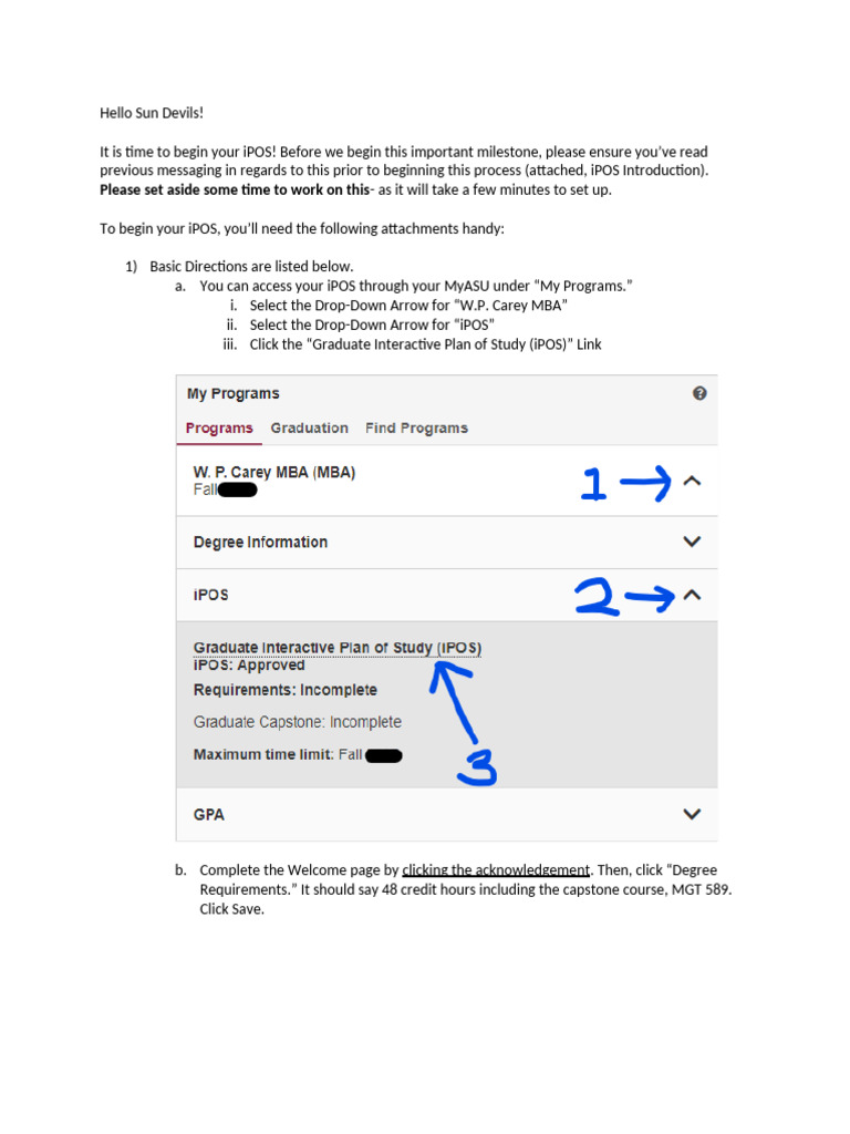 OMBA iPOS Completion Instructions Spring 2025 | PDF