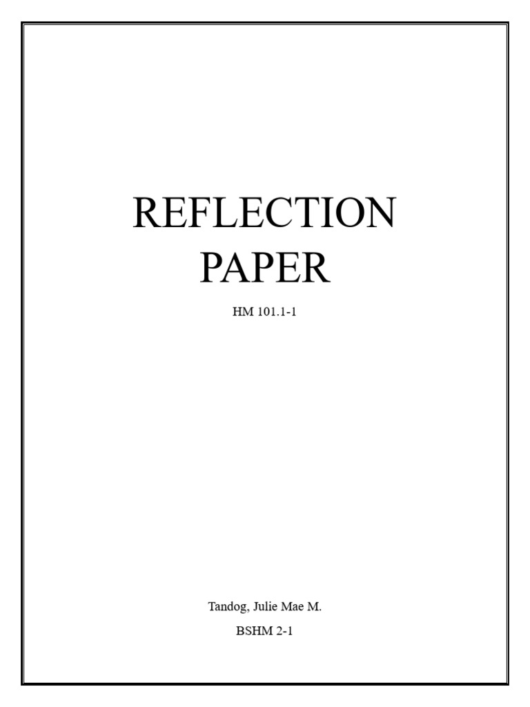 TANDOG Culinary Reflection | PDF | Chef | Kitchen