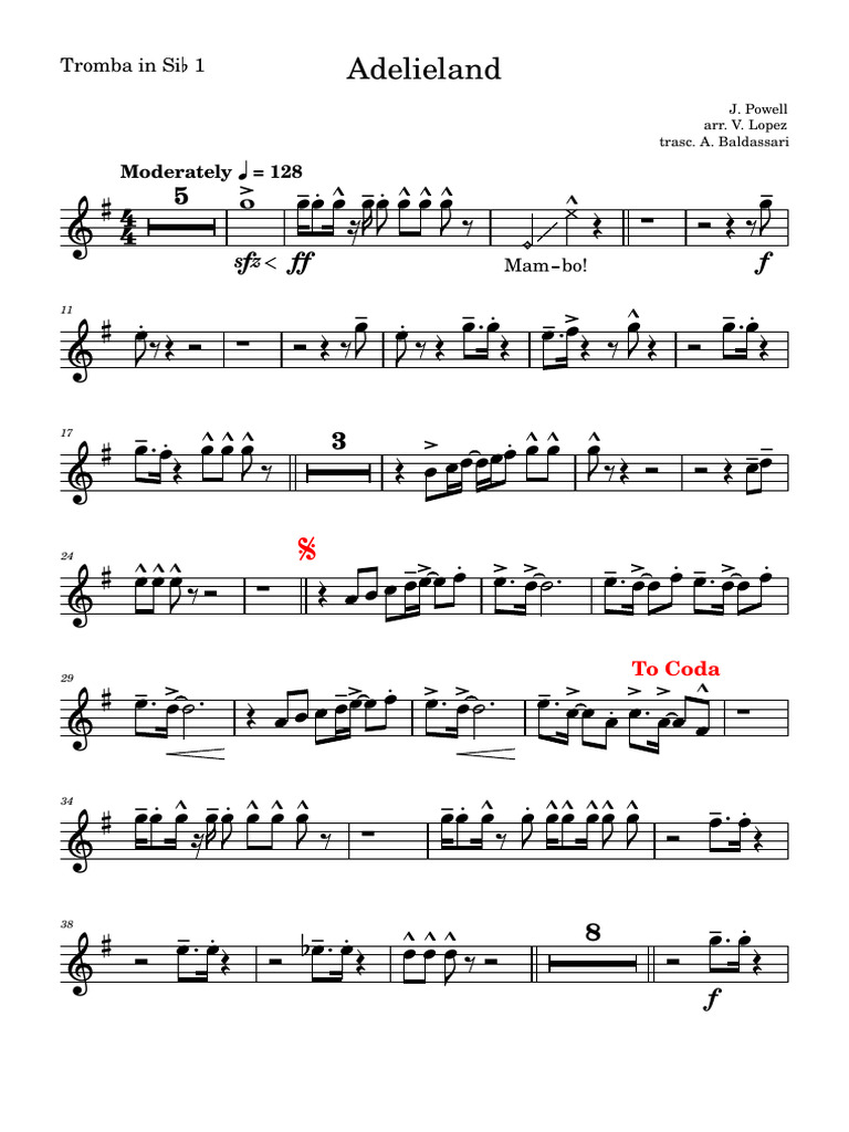 Adelieland-Tromba in Sib 1 | PDF