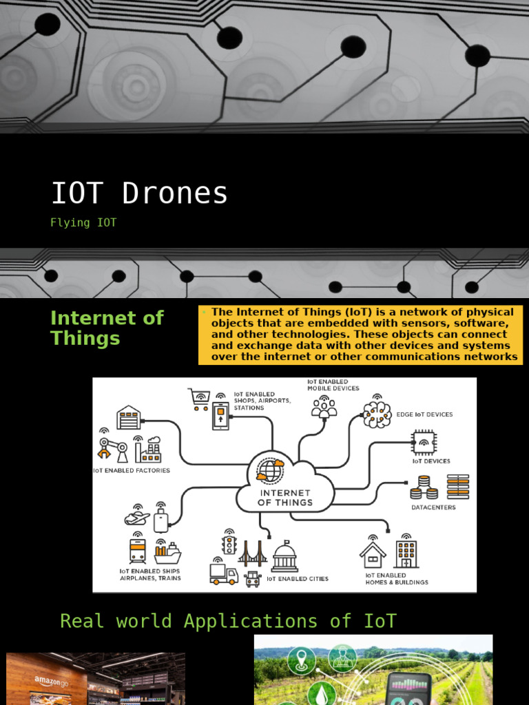Week 10 - IOT Drones (3) | PDF | Internet Of Things | Unmanned Aerial ...
