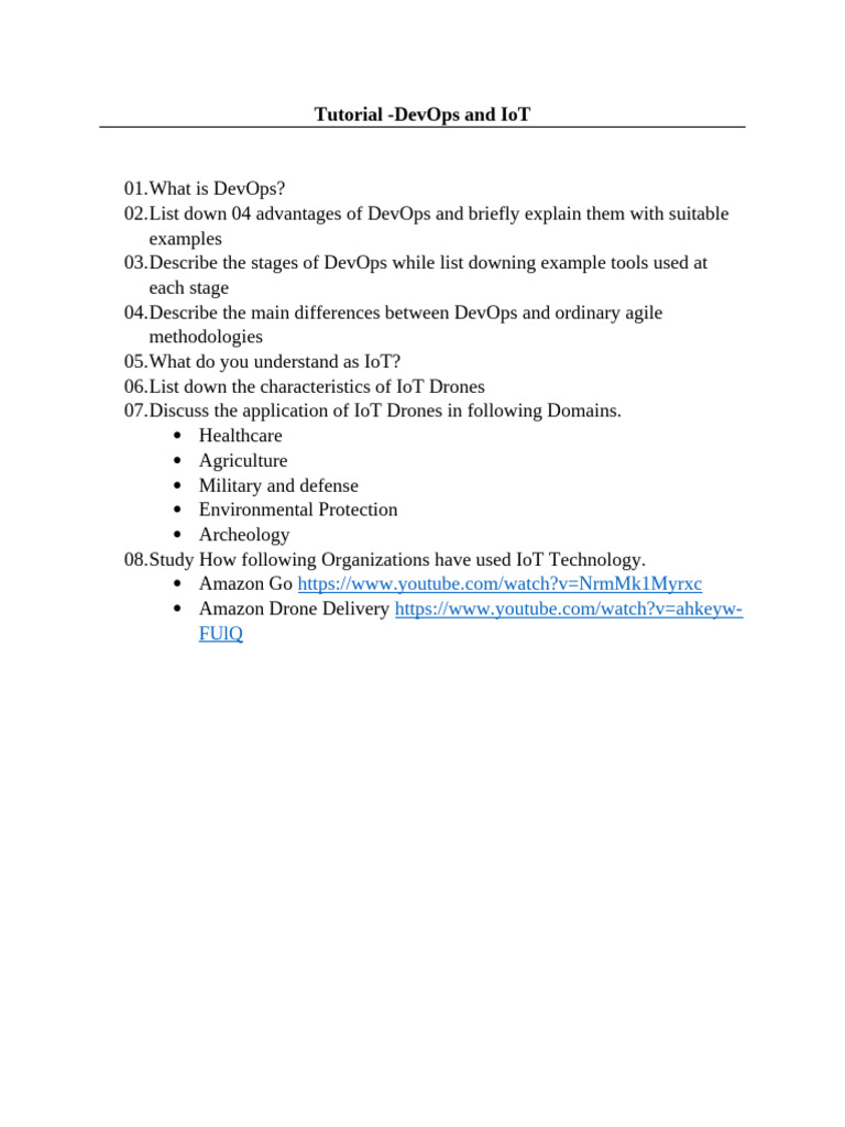 Tutorial -DevOps and IOT | PDF