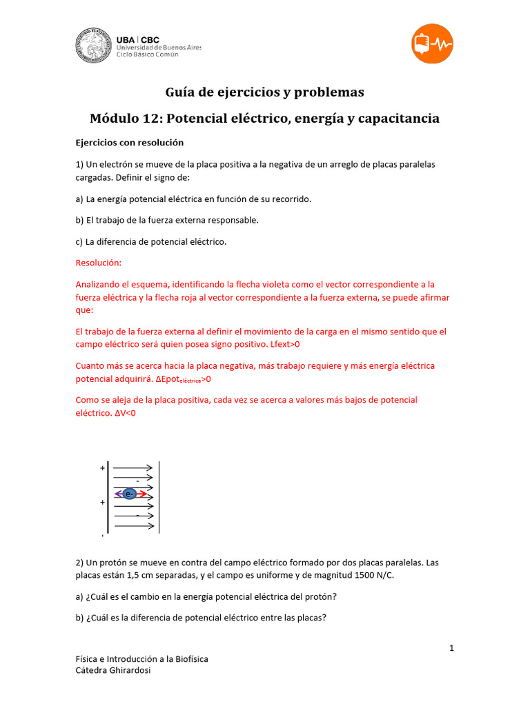 MÃ DULO 12. GuÃ A Resuelta de Ejercicios y Problemas (2024) | PDF | Metrología | Fenomeno fisico