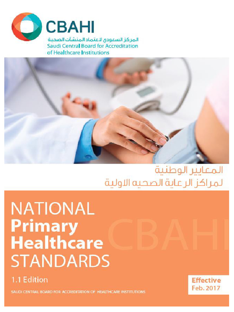 Cbahi PHC Standards - 231101 - 201046 | PDF | Patient Safety | Pharmacy