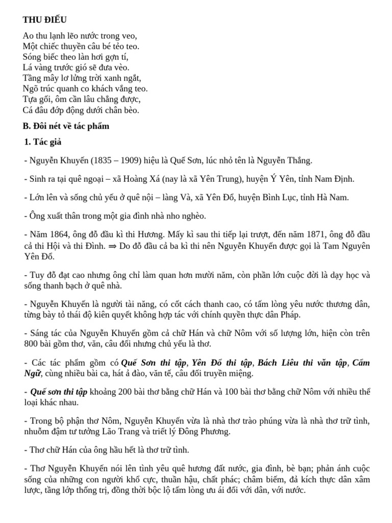 THU ĐIẾU | PDF