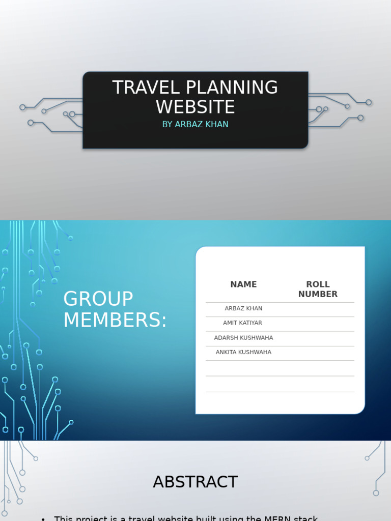 Travel Project | PDF | Databases | User (Computing)
