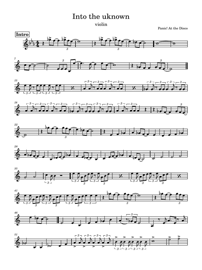 Into The Uknown | PDF