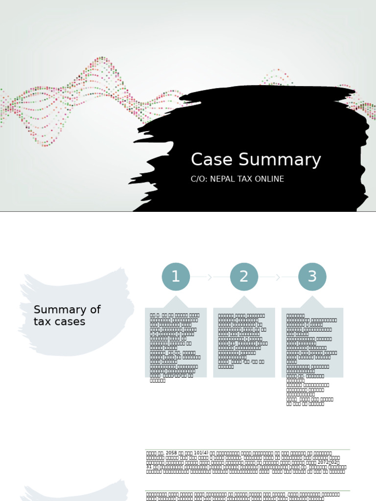 Summary of Case Laws | PDF