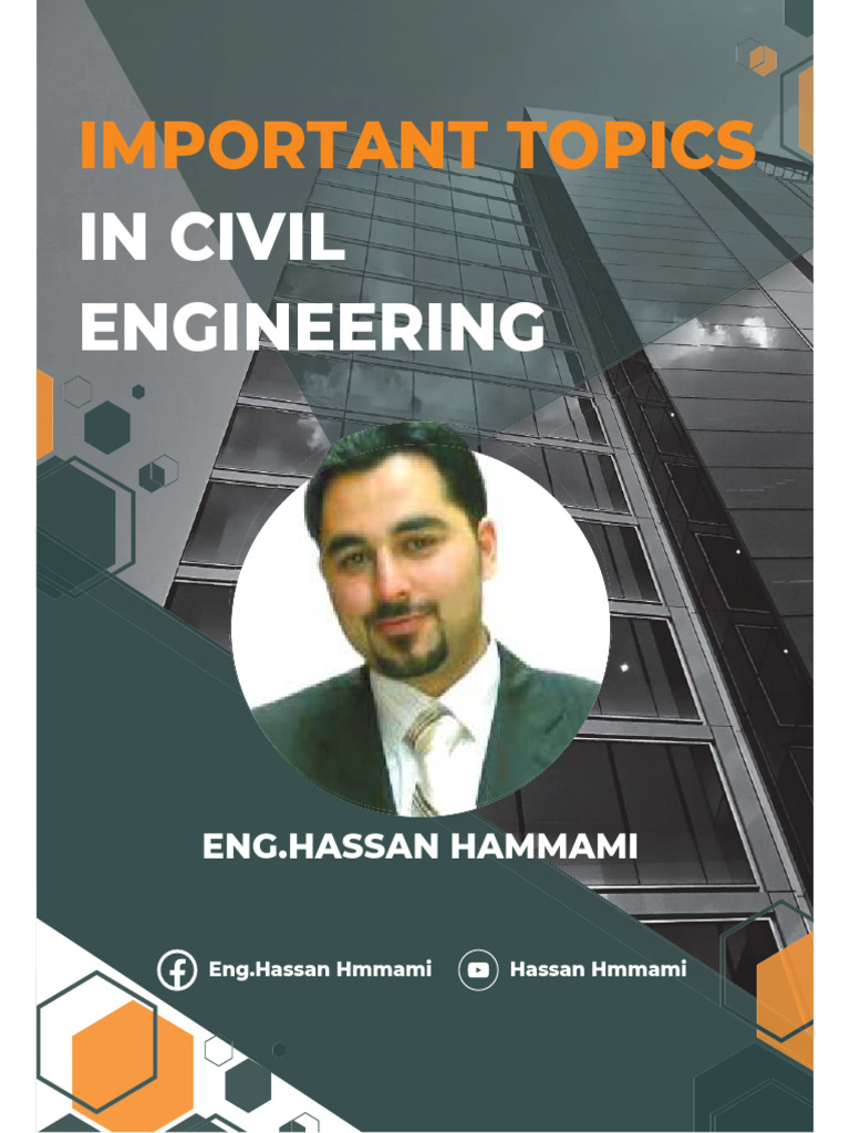 Important Topics in Civil Engineering-Eng - Hassan Hammami | PDF