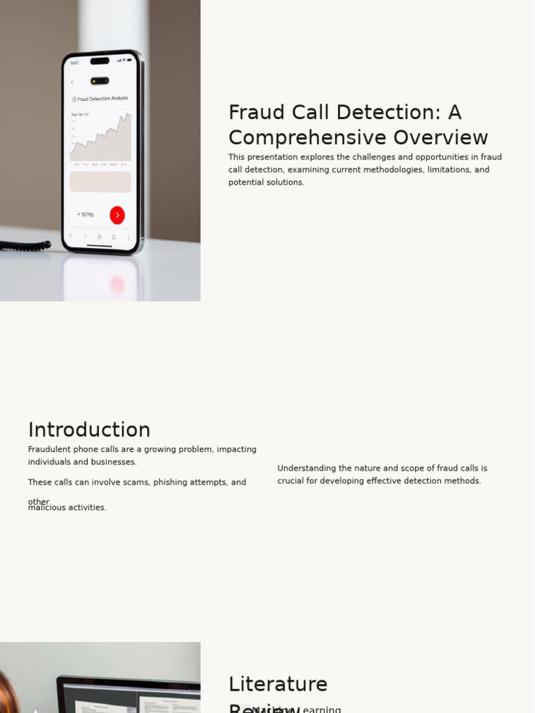 Fraud Call Detection A Comprehensive Overview PDF | PDF | Machine ...