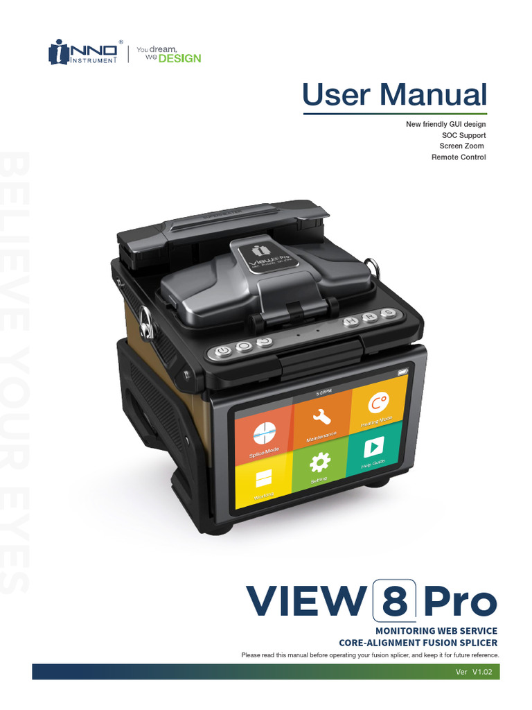 View8-Pro User-Manual v1.02 | PDF | Optical Fiber | Anode