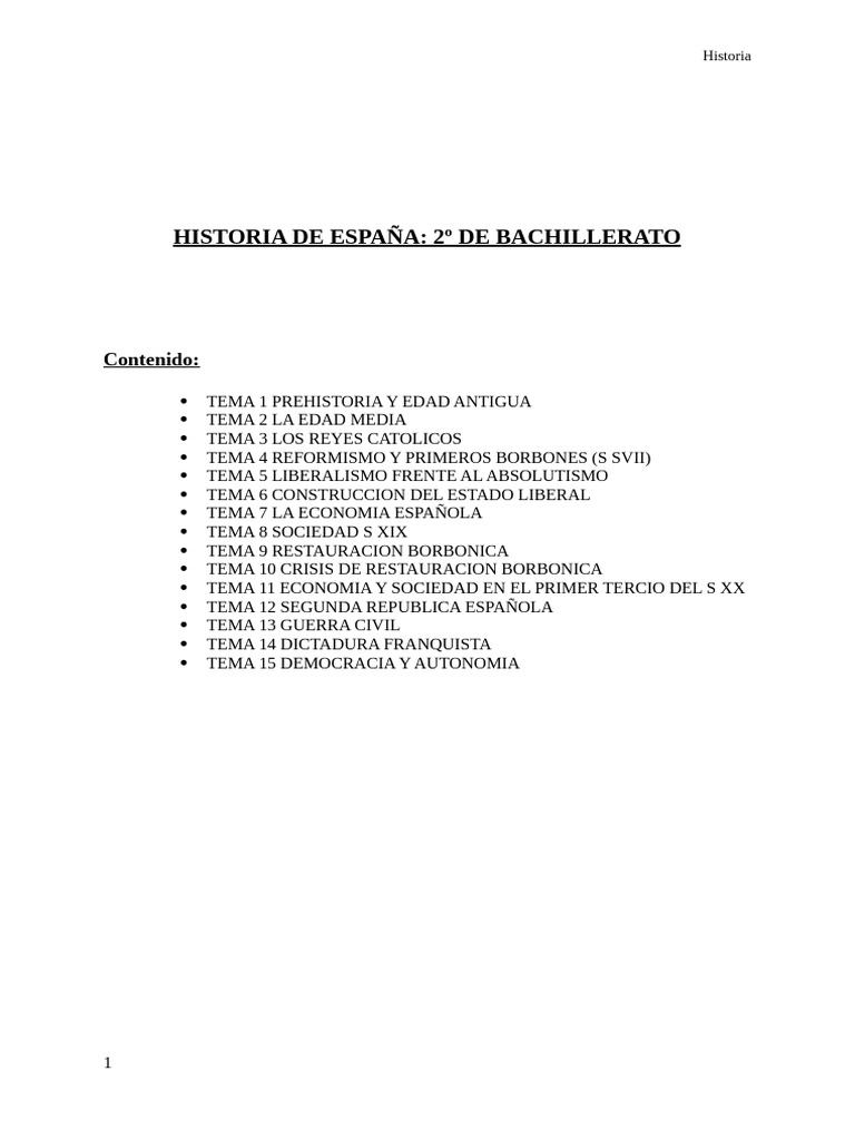 Historia de España | PDF | Al Andalus | Imperio español