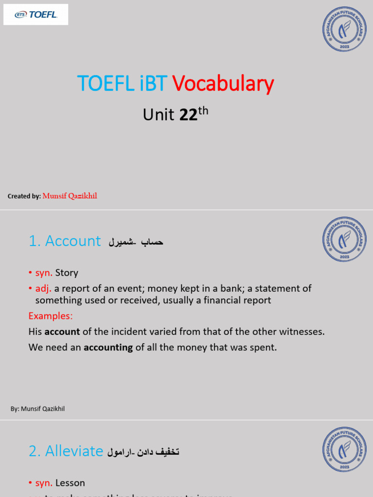 Lesson #8 Unit 22 TOEFL iBT | PDF | Psychology