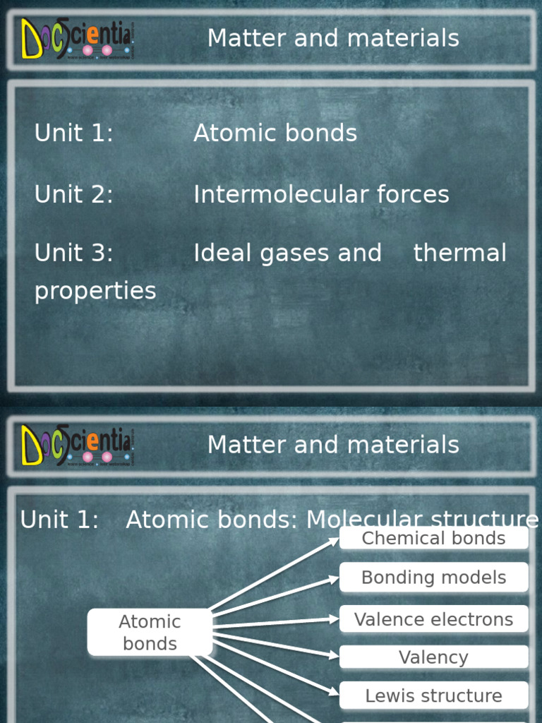 Understanding Atomic Bonds and Structures | PDF | Chemical Bond ...