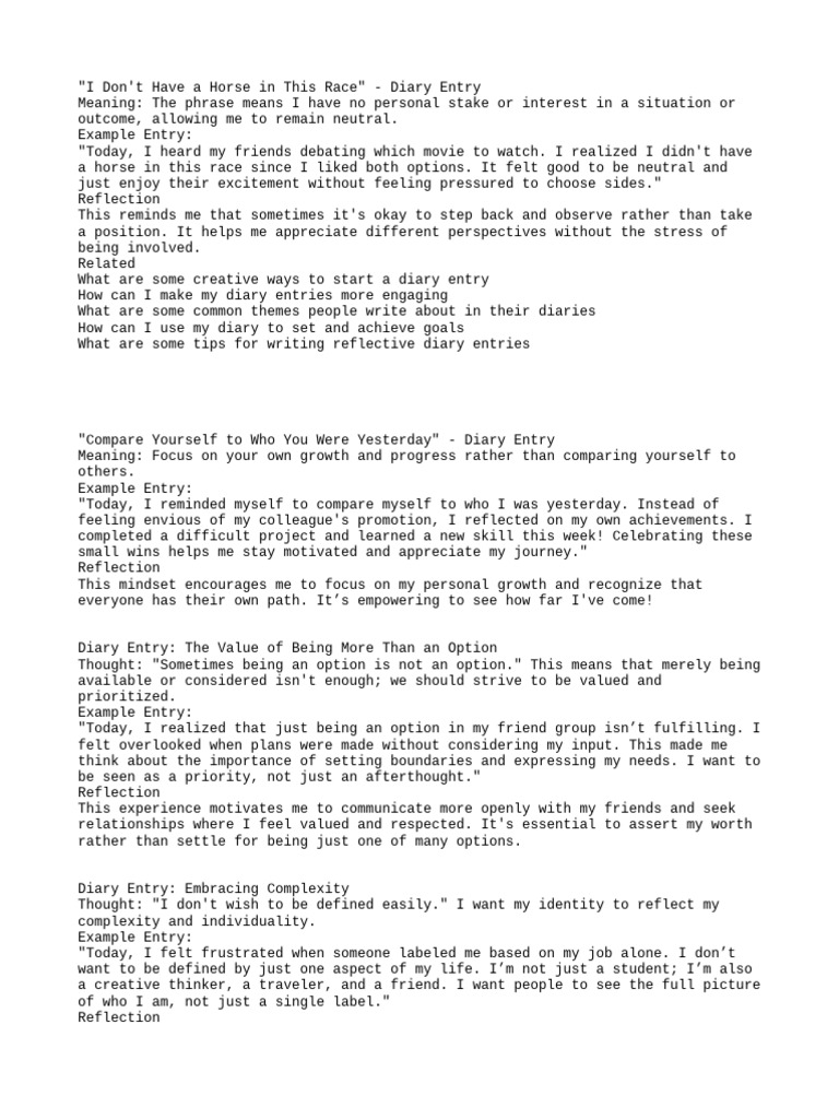Thoughts | PDF | Experience | Mindset