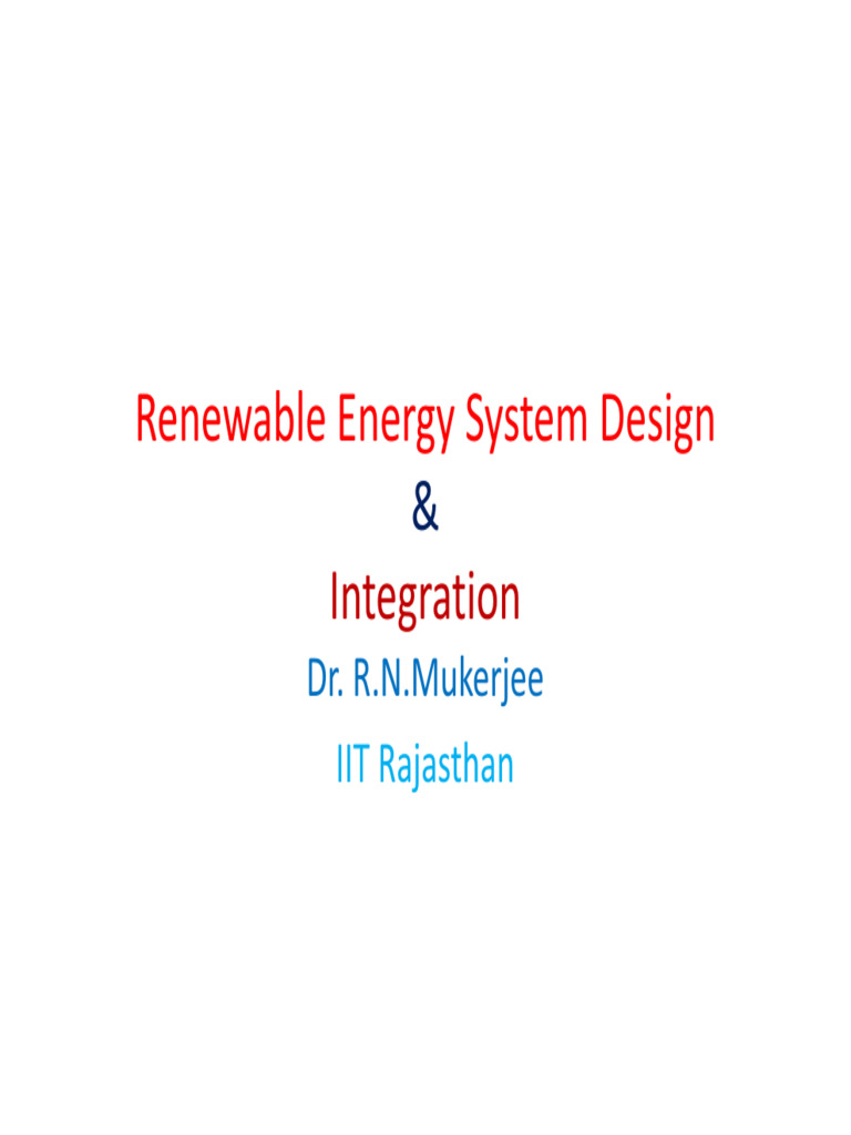 Renewable Energy System Design Guide | PDF | P–N Junction | Band Gap
