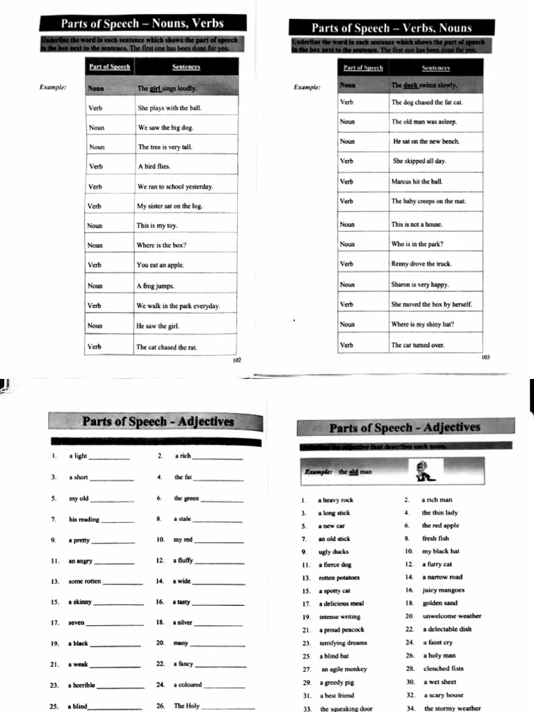 verb and noun review | PDF | Noun | Verb