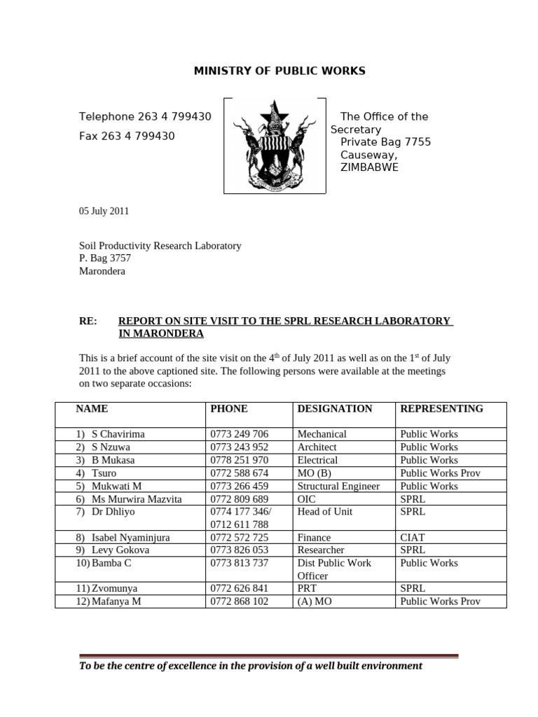 SPRL Marondera Electrical | PDF | Equipment
