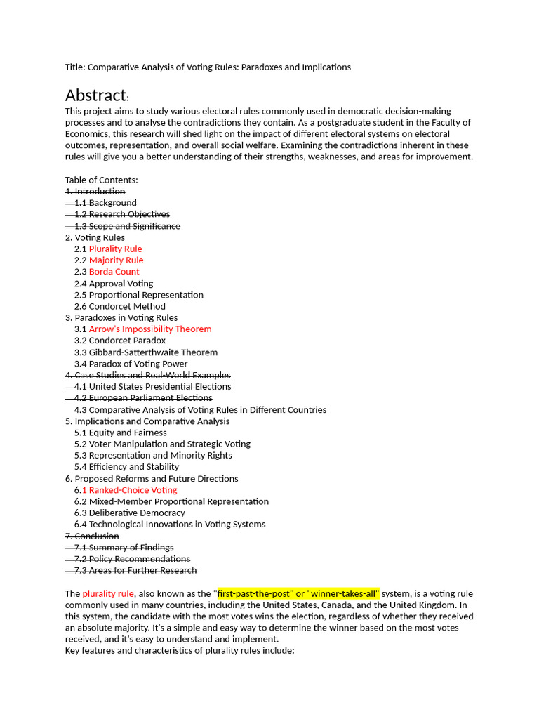 paradox | PDF | Voting | Two Round System