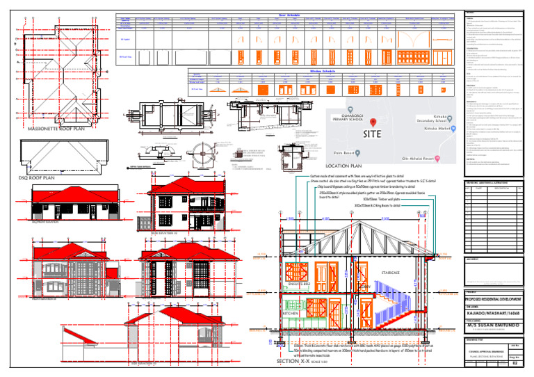 Council Approval Drawings for Residential Development | PDF | Stairs ...
