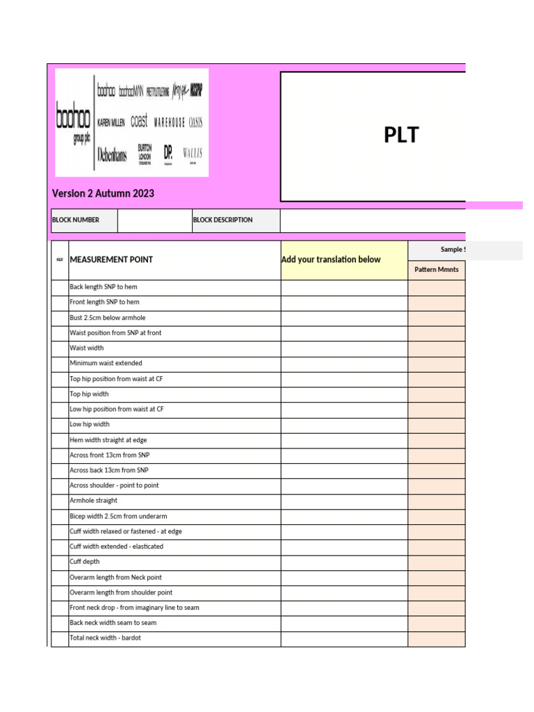 PLT WORKBOOK - DRESS TOP v3 Ä - È¡ È¿ - È¡ È - Æ - È - Æ | PDF | Seam ...