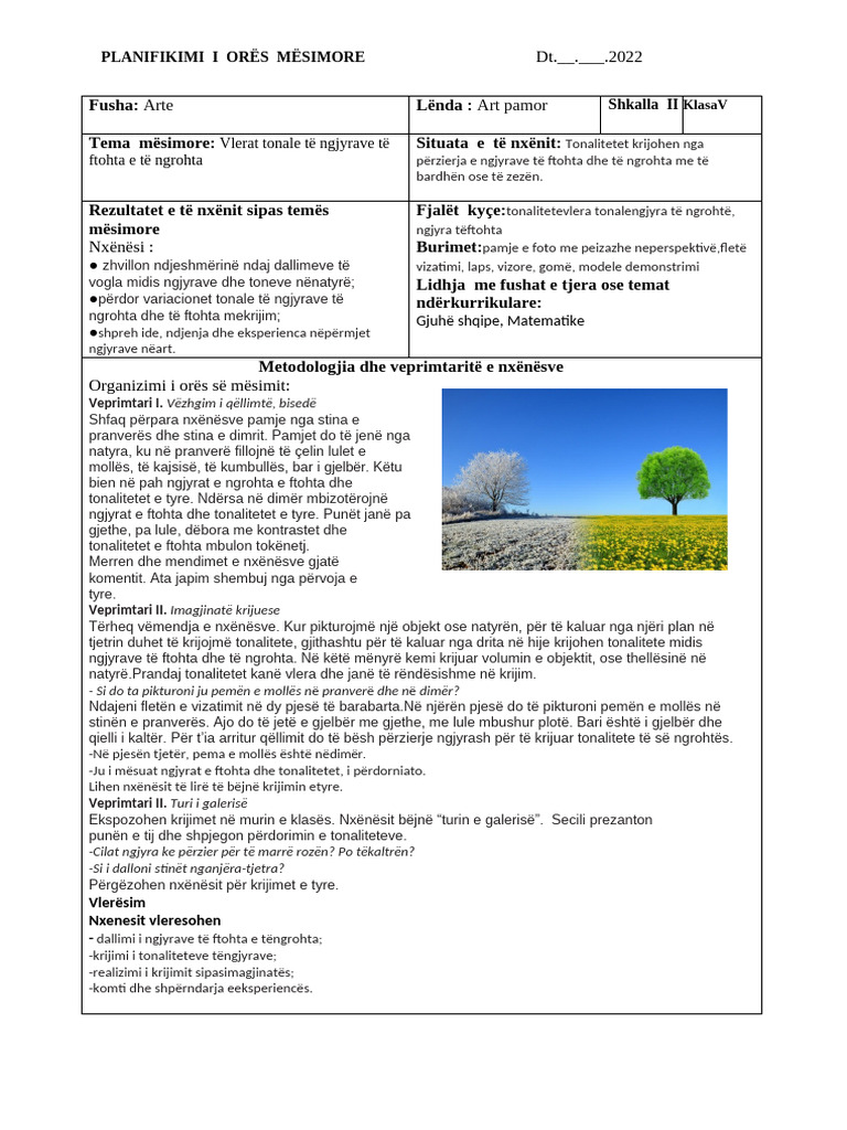 Ditar Art Pamor 5 Tremujori 2 | PDF