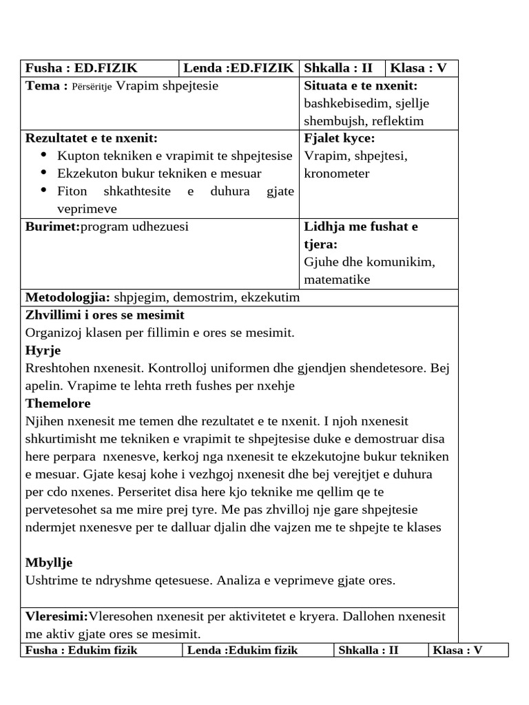 DITAR EDUKIM FIZIK 5 TREM. 1 (2) | PDF