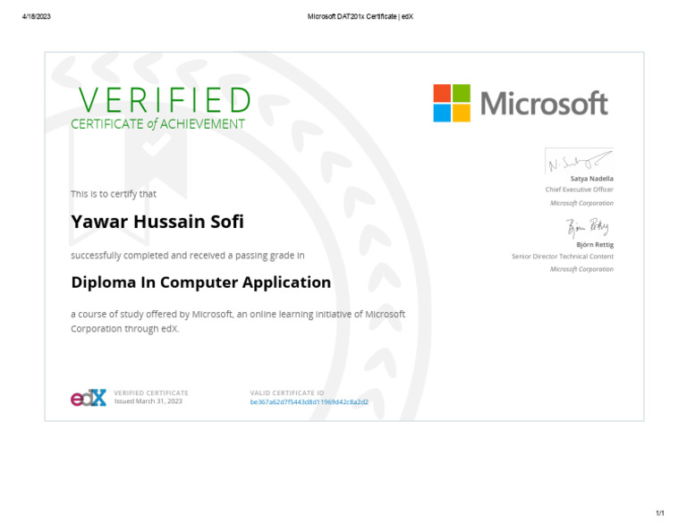 Yawar Hussain Sofi | PDF