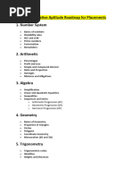 Aptitude Topics A To Z | PDF
