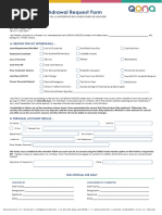 Refund Application Form | PDF