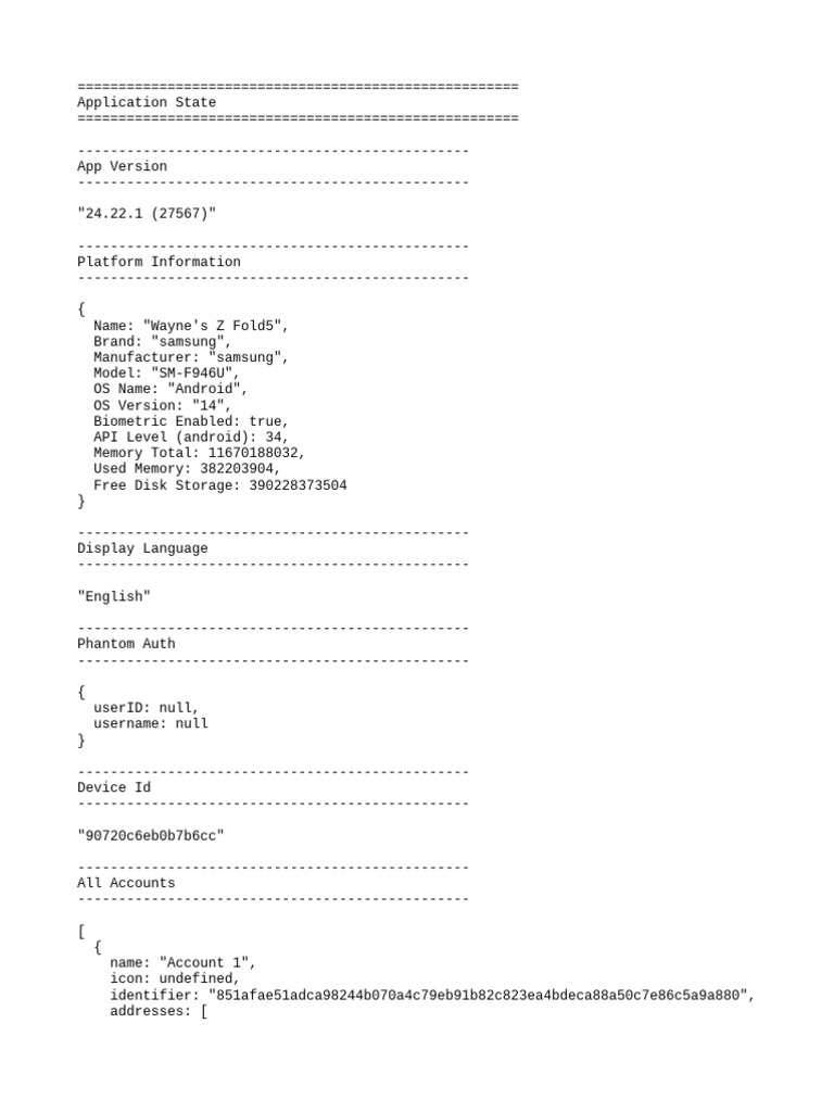 App State and Account Details Overview | PDF | Android (Operating System) | Computing
