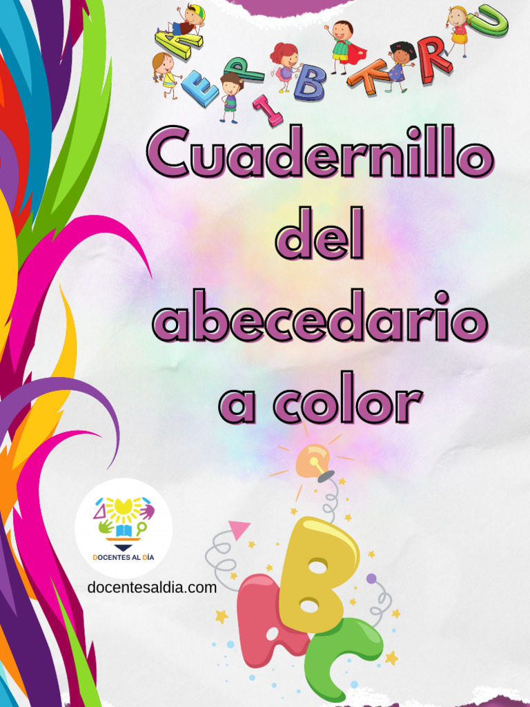 Abecedário Colorido para Imprimir | PDF