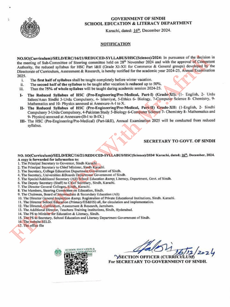 HSC 2025 Curriculum Overview | PDF