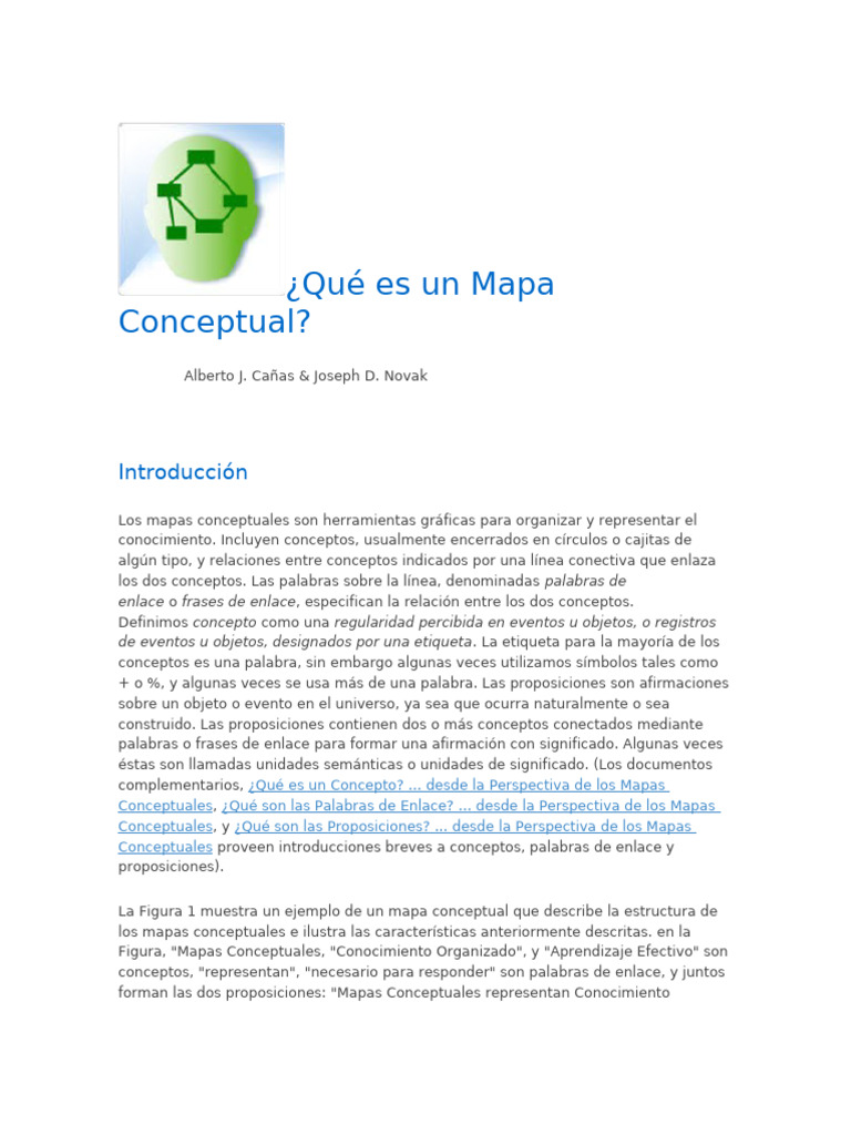 Qué Es Un Mapa Conceptual | PDF | Conocimiento | Aprendizaje