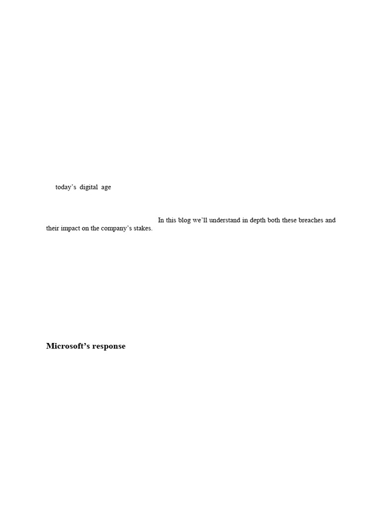 Microsoft Azure Data Breaches | PDF | Security | Computer Security