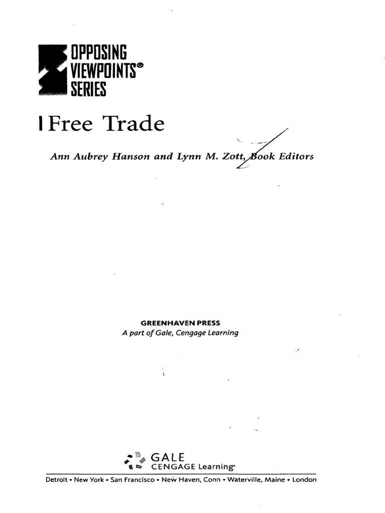 Free Trade Opposing Viewpoints | PDF | Free Trade | World Economy
