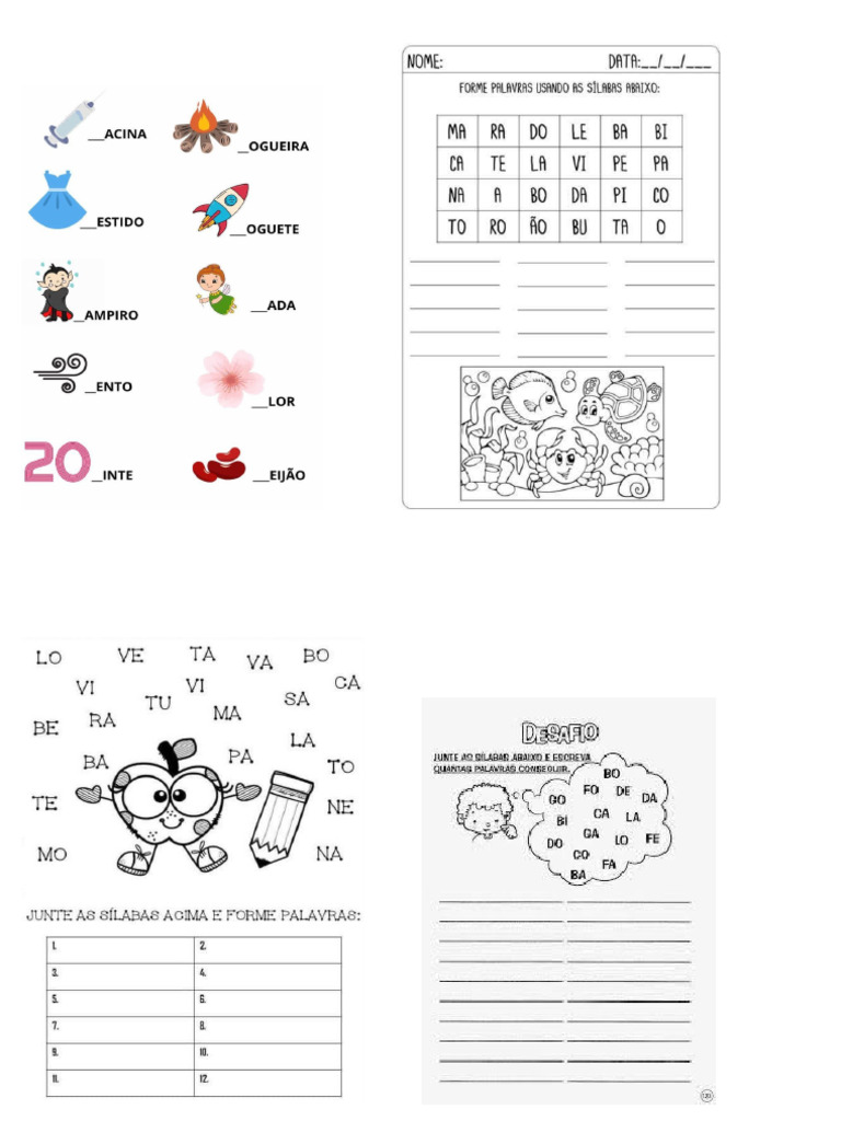 atividades alfab | PDF