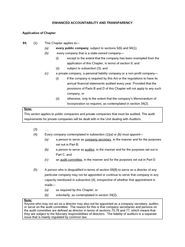Company Secretaries | PDF | Audit | Business Law