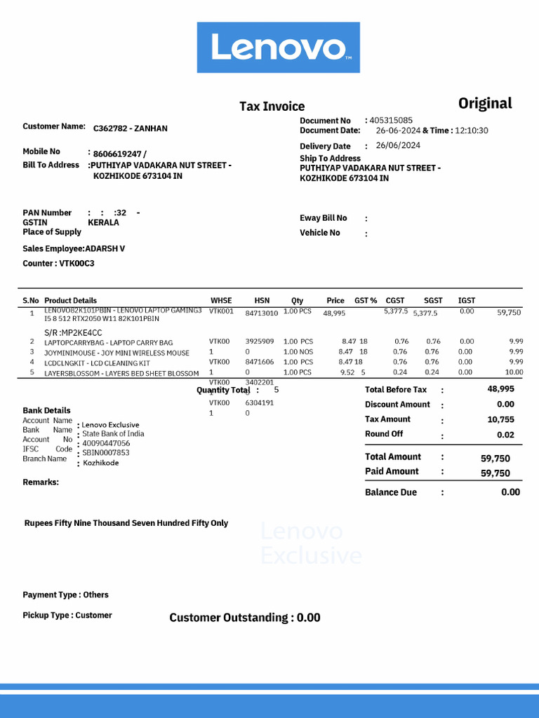 Lenovo Ipad Laptop.. | PDF