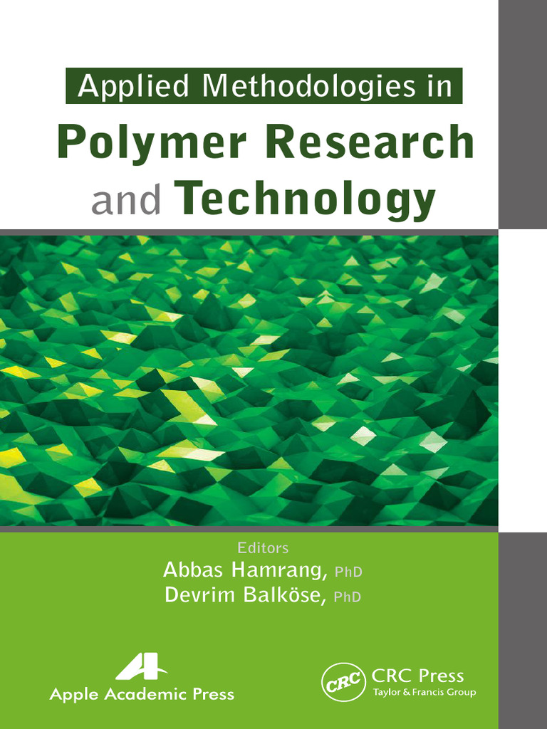 Applied Methodologies In Polymer Research And Technology Pdfdrive 1427