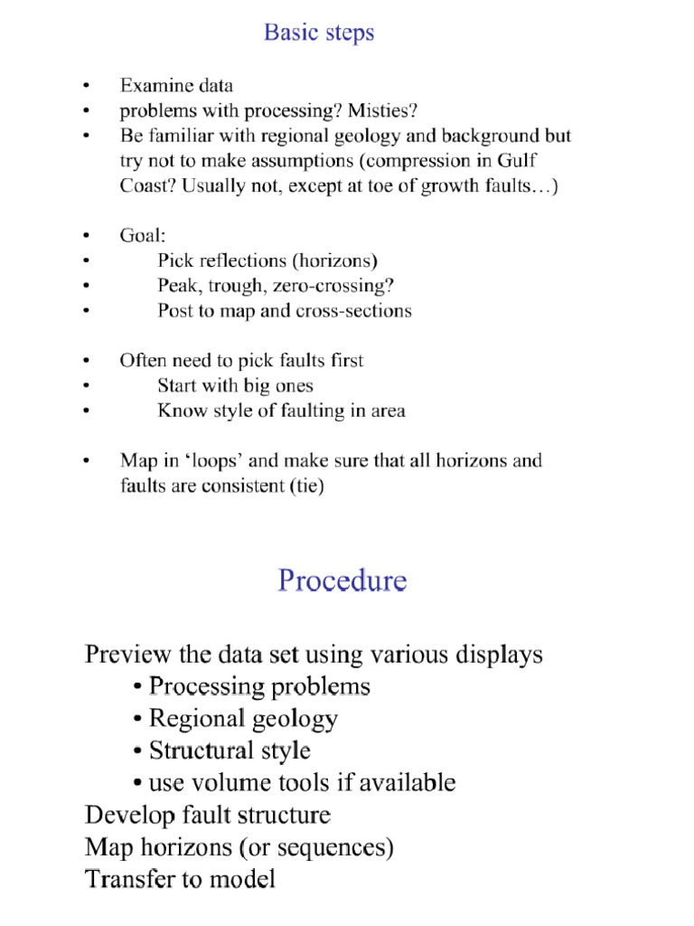 Seismic Interpretation Basics | PDF