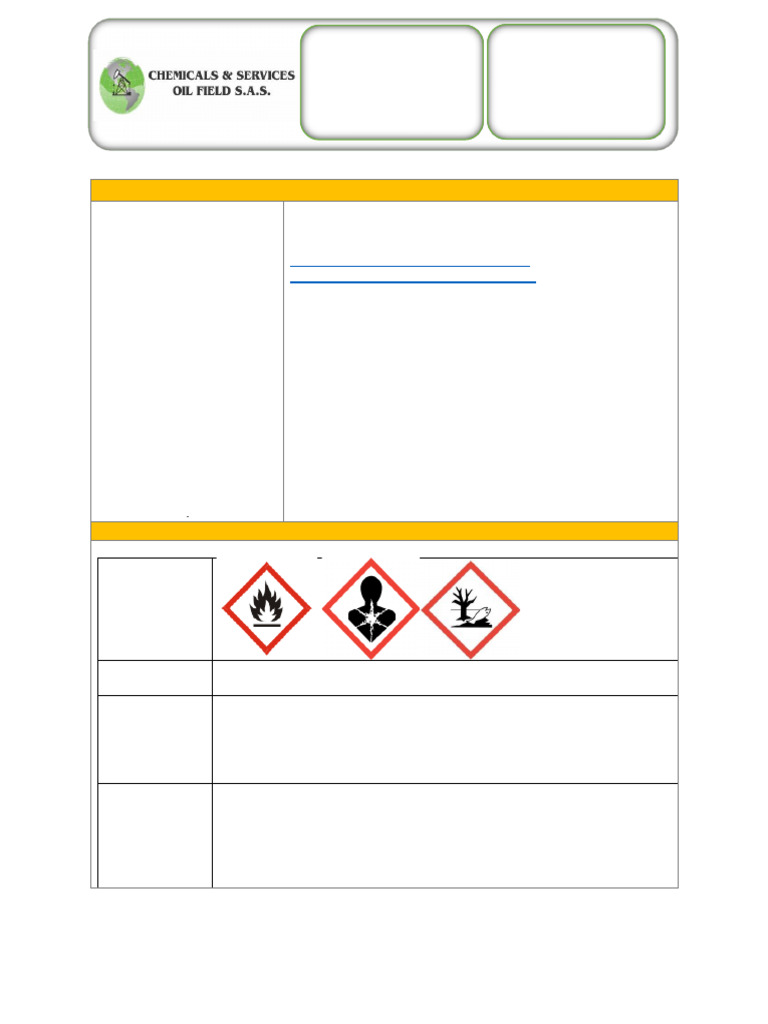 Ficha de Seguridad Chem Exp 4 Humectante de Solidos7 | PDF | Agua | Laboratorios