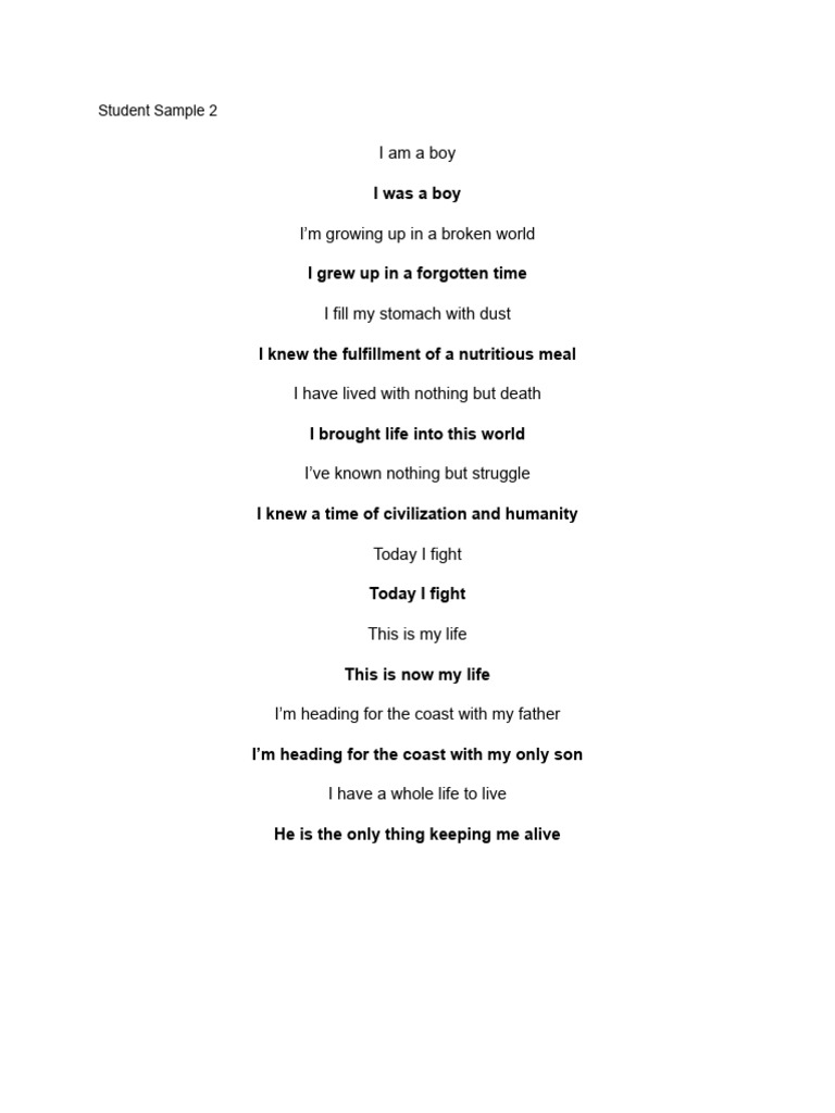Dialogue Poem 2 | PDF