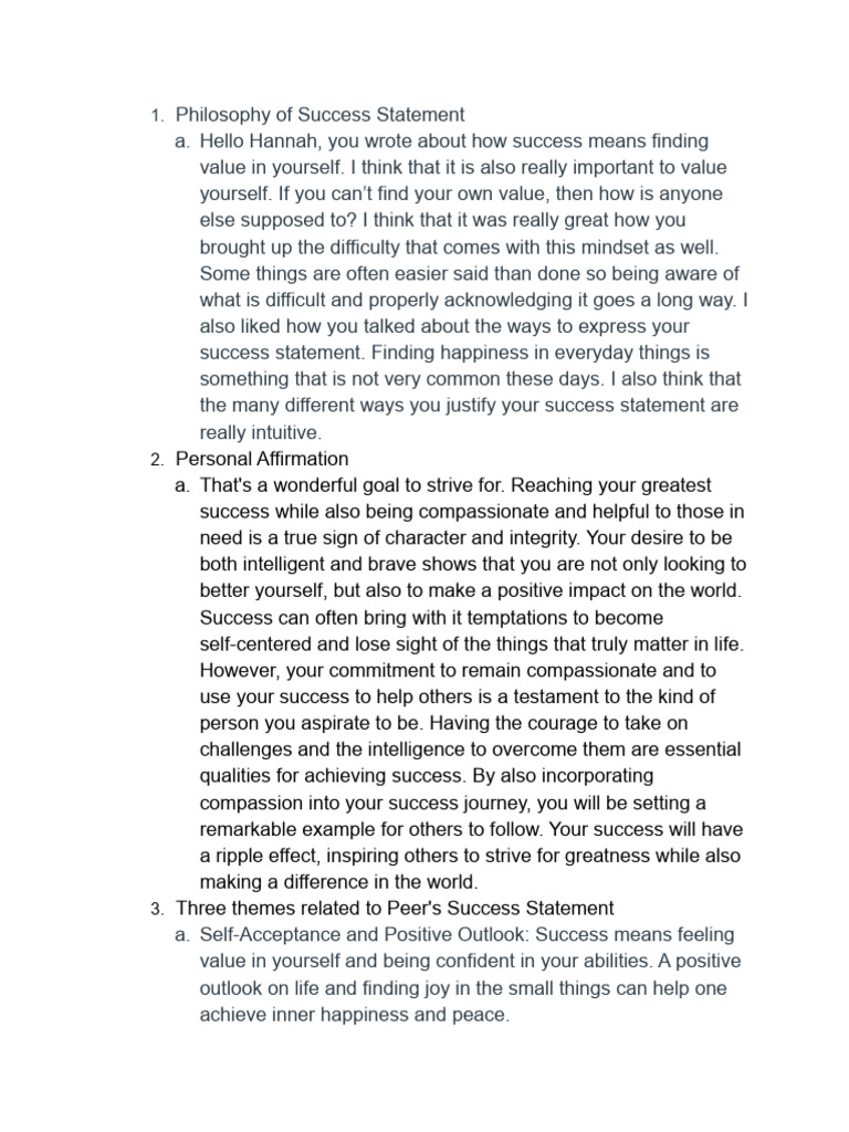 Success Philosophy and Study Skills | PDF | Mindset | Study Skills